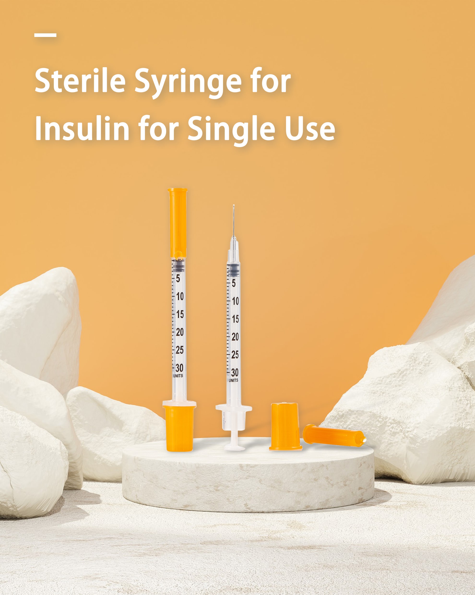 China Sterile Syringe for Insulin for Single Use Manufacturer and ...