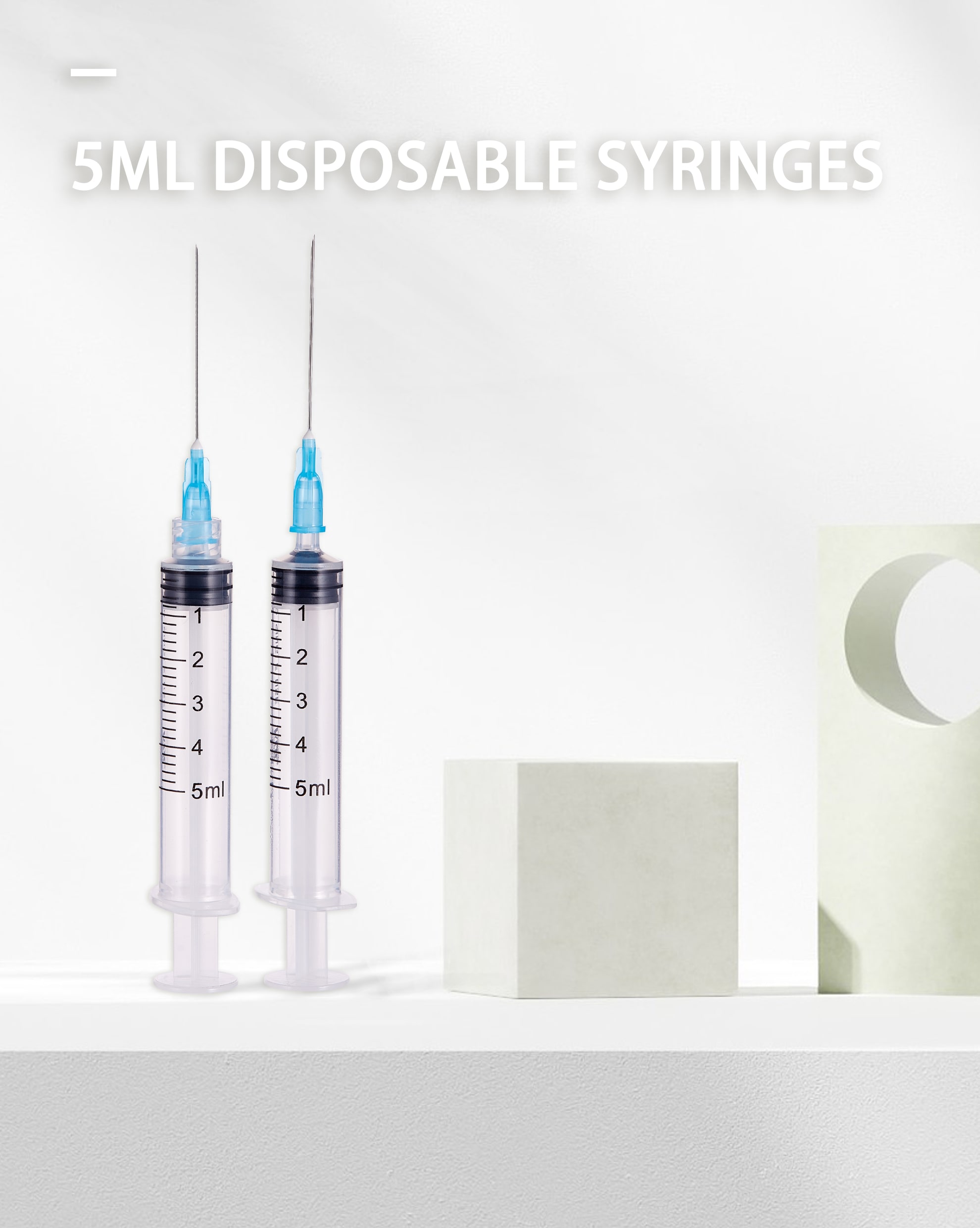 China 5ML DISPOSABLE STERILE SYRINGES LUER LOCK LUER SLIP WITH/WITHOUT ...