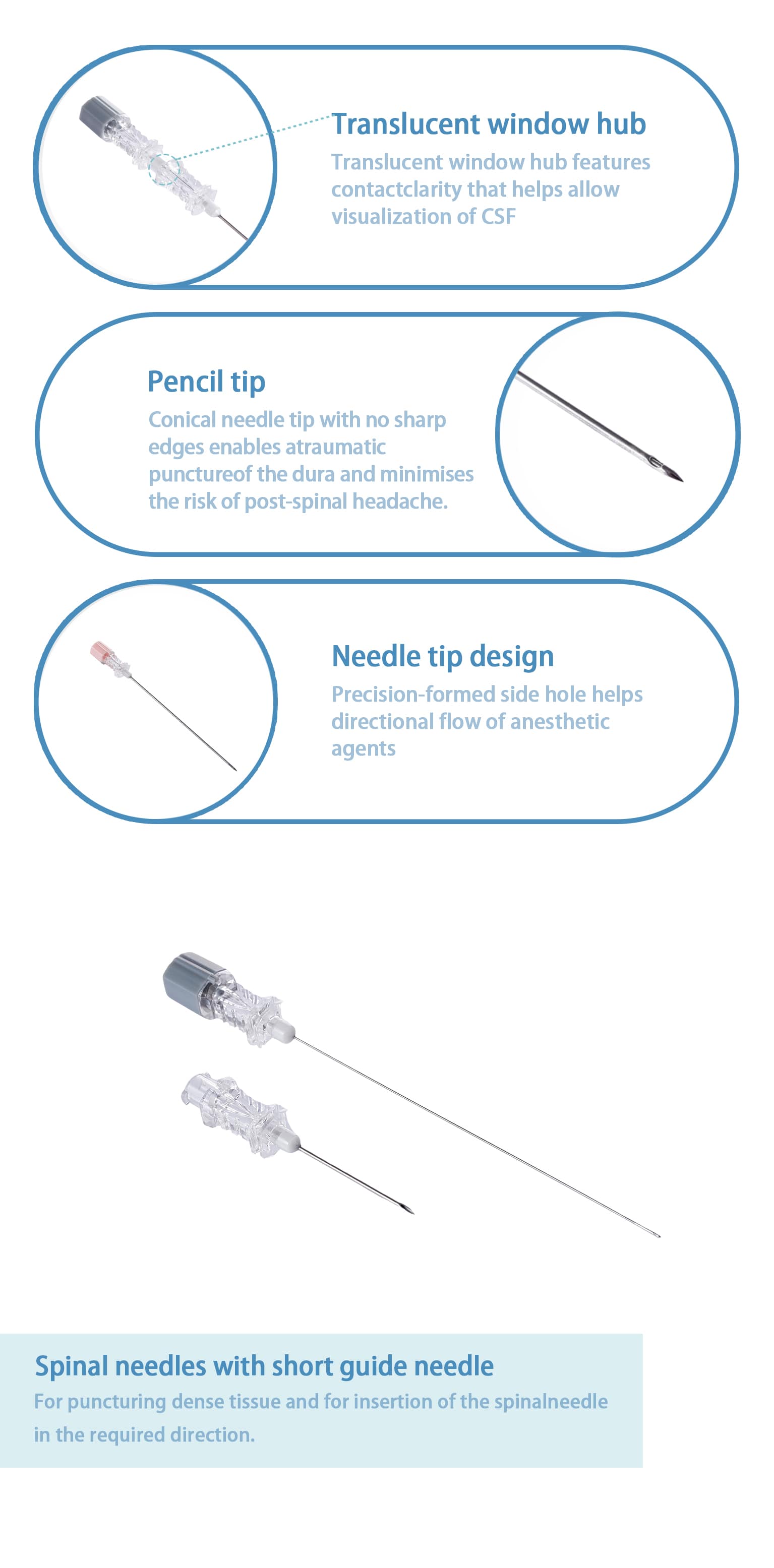 China Disposable Anaesthesia Needles -Spinal Needle Sprotte Type (AN-S ...