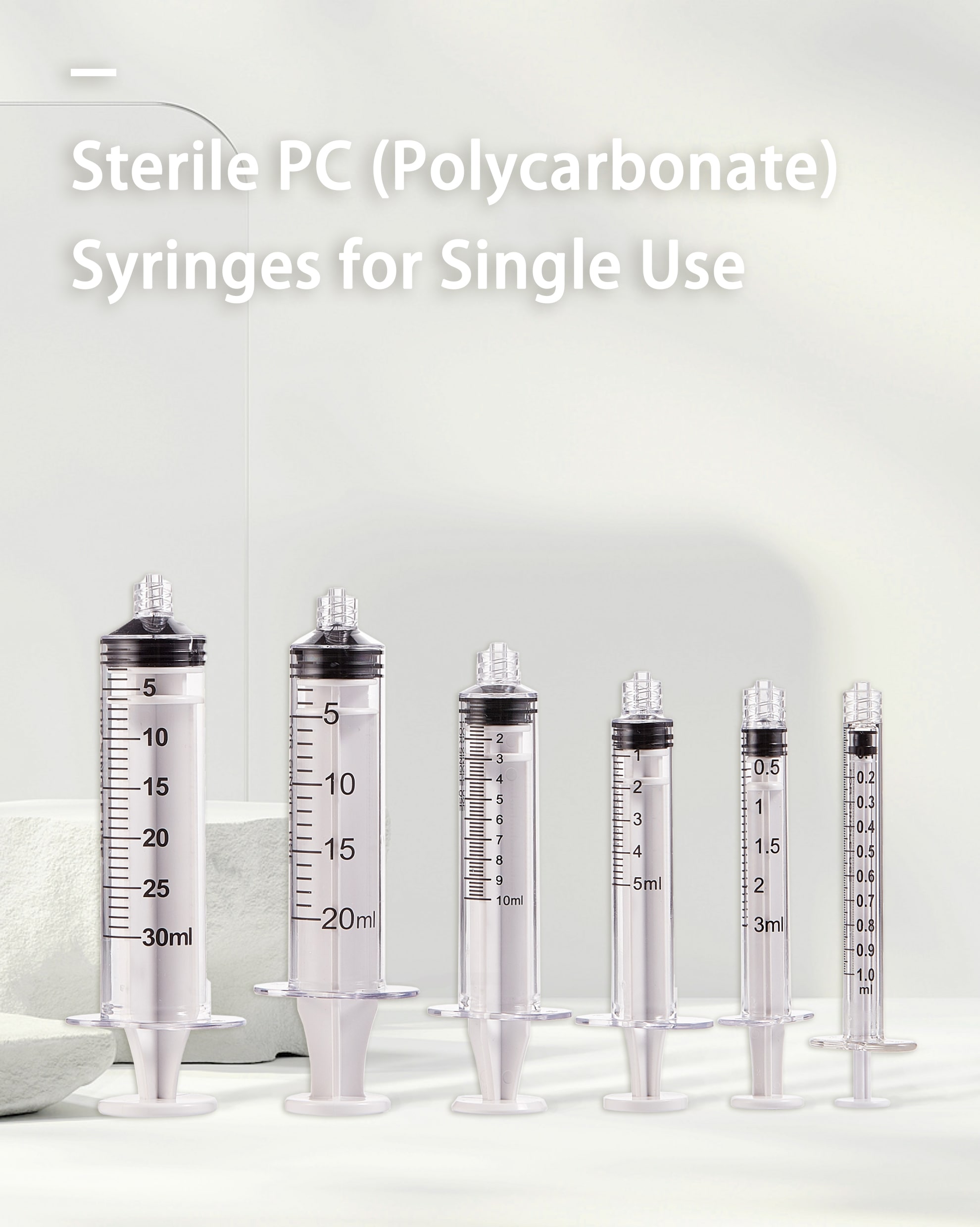 China Sterile PC (Polycarbonate) Syringes for Single Use Manufacturer ...