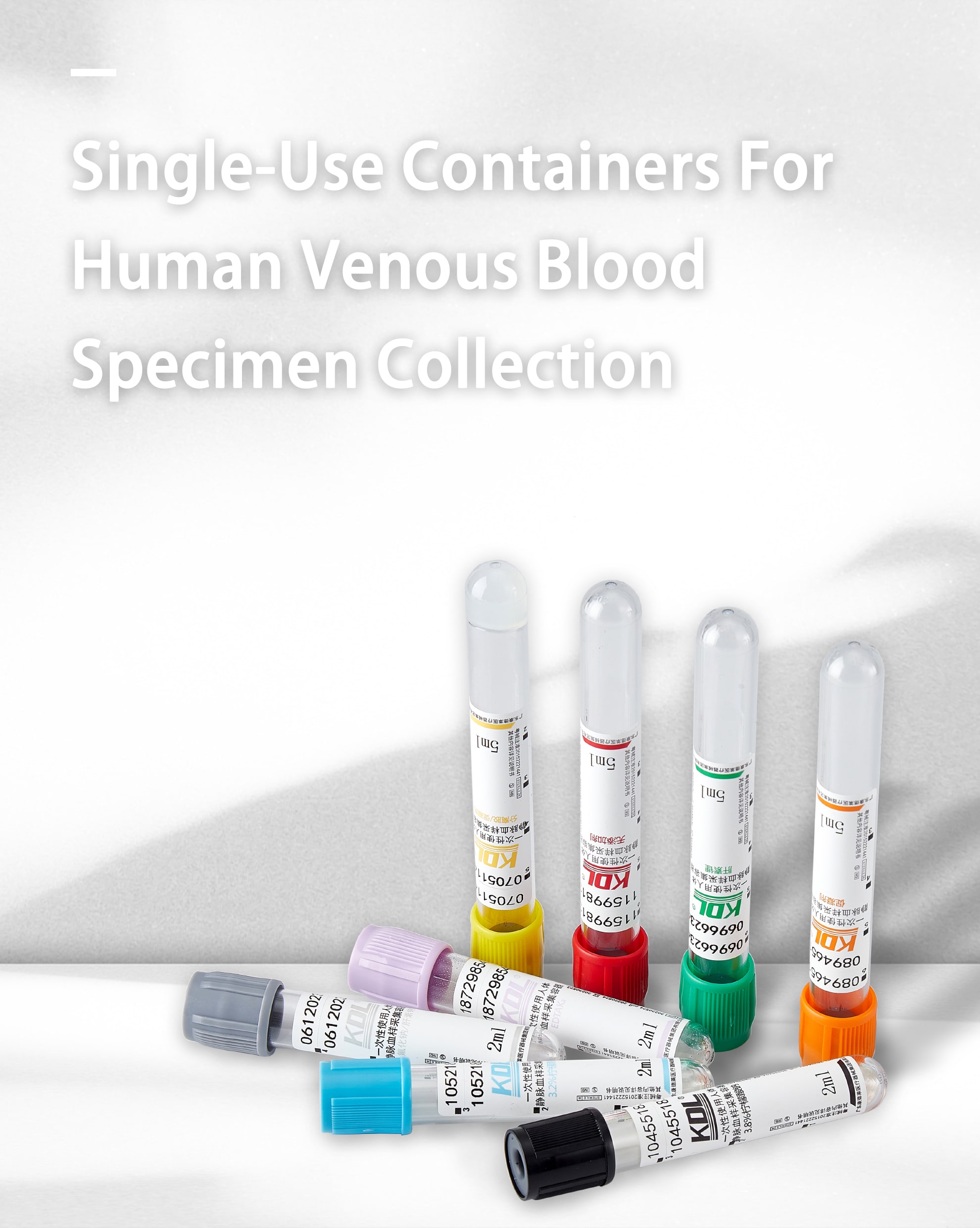 China Single-Use Containers For Human Venous Blood Specimen Collection ...